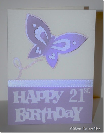 Cricut Butterflies 21st Birthday Card cricut-butterflies-21st-birthday-card